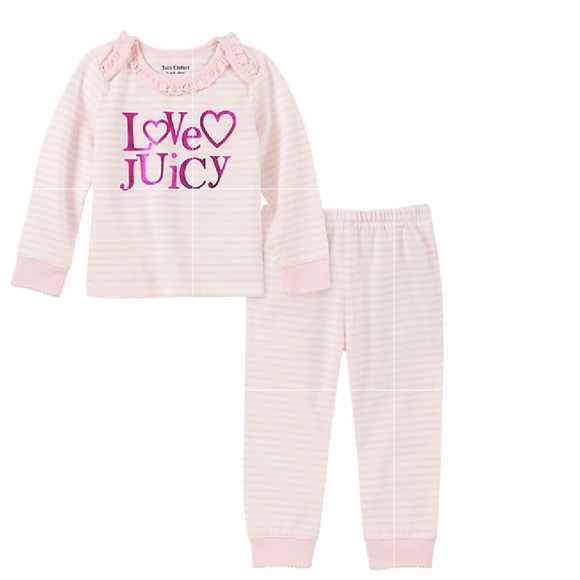 Juicy Couture | Matching Sets | New Juicy Couture Pink 2 Piece Pant Set ...